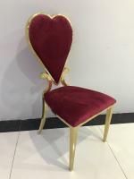 China 103cm 48cm Brushed Stainless Steel Dining Chairs for sale