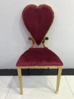 China 103cm 48cm Brushed Stainless Steel Dining Chairs for sale