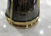China 70cm Wrought Iron Glass Coffee Table for sale