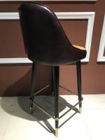 China Comfortable Sitting Flat Sewing 109cm Wrought Iron Bar Chair for sale