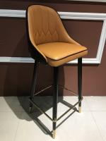 China Comfortable Sitting Flat Sewing 109cm Wrought Iron Bar Chair for sale