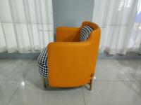 China Round Handrails 66cm 75cm Wrought Iron Sofa Set for sale