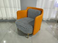 China Round Handrails 66cm 75cm Wrought Iron Sofa Set for sale