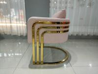 China High Density Sponge Filled 53cm 68cm Wrought Iron Sofa Set for sale