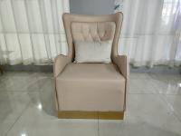 China Comfortable Safe Assured 96cm 150kg Iron Leather Sofa for sale