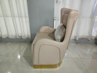 China Comfortable Safe Assured 96cm 150kg Iron Leather Sofa for sale