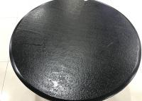 China Nordic Firestone 90cm Wrought Iron Marble Coffee Table for sale