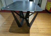 China Indoor 40*80*76.5cm Painting Wrought Iron Table for sale