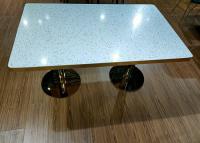 China High Temperature Resistance 740mm Painting Wrought Iron Table for sale