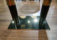 China Smooth Hand Feeling 130*80*74cm Stainless Steel Dining Table for sale