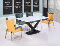 China Wear Resistant 150*90*75cm Painting Wrought Iron Table for sale