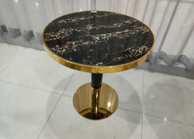 China Smooth Round 75cm 70cm Wrought Iron Glass Coffee Table for sale