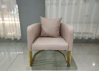 China High Density Sponge Filled 53cm 68cm Wrought Iron Sofa Set for sale