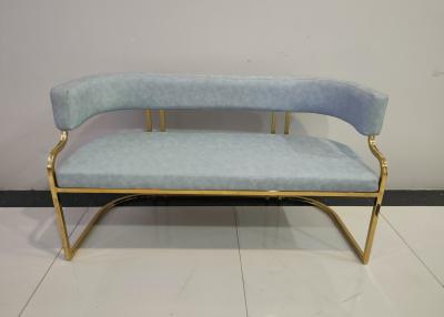 China Strong Load Bearing Force 125cm 42cm Wrought Iron Sofa Set for sale