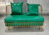 China High Density Sponge Filled 46cm Wrought Iron Sofa Set for sale