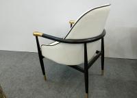 China Velvet Fabric 150KG Wrought Iron Dining Chair for sale