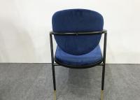 China Moistureproof Rustproof 150kg Wrought Iron Dining Chair for sale