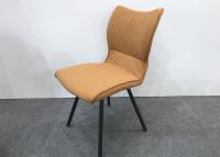 China Modern 150kg Wrought Iron Dining Chair With Non Slip Foot Pads for sale