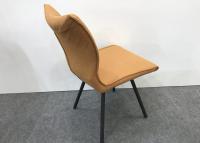 China Modern 150kg Wrought Iron Dining Chair With Non Slip Foot Pads for sale