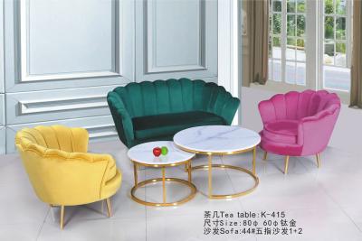 China 80cm Fashion Simple Desktop Small Marble Top Coffee Table for sale
