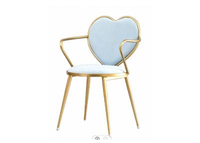 China Restaurant French 710mm Faux Leather Dining Chairs Velvet Luxury for sale
