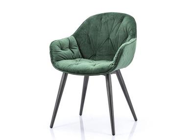 China Ergonomically Furniture 0.86m Nordic Dining Chair Interior Fabric Velvet for sale