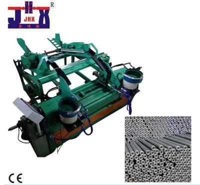 China 6.6KW Automatic Double Headed Plug Iron Pipe Nut Assembly Machine 12-25mm for sale