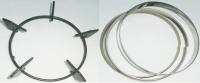 China Flat Iron Steel Wire Ring Making Machine 2MM - 10MM Numerical Control for sale