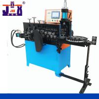 China Servo Flat Iron Ring Punching Machine 2-10mm Wire Diameter 50-800mm Circle Range for sale