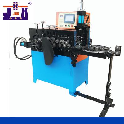 China Servo Flat Iron Ring Punching Machine 2-10mm Wire Diameter 50-800mm Circle Range for sale