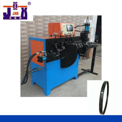 China Automatic Flat Iron Ring Making Machine Servo Motor 2-10mm Wire Diameter 50-800mm Circle for sale