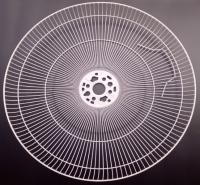 China 1-5mm Wire Mesh Trimming Machine Fan Cover Mechanical Trimmer 380V 1KW for sale
