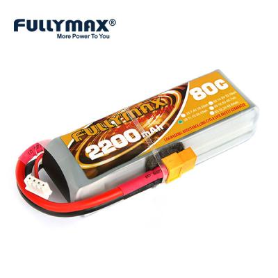China Rc Car Lipo Battery Lipo 3s 2200mah 11.1V 80C Quadcopter Lipo Battery for sale