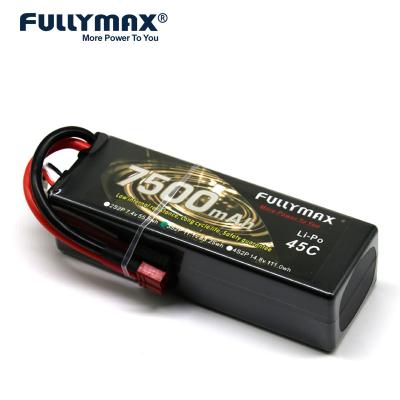 China 3s2p Lipo Battery 3s 45C 7500mAh 11.1V RC Model Battery Xt60 3s Lipo Rc Car Battery for sale