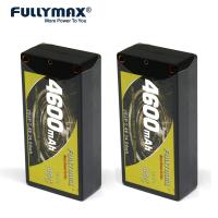 China Fullymax 2s 7.4v Lipo Battery Cell 90C 4600mAh With Single 5mm Banana Socket Lipo Fullymax for sale