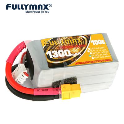 China 18.5V LiPo 1300mAh 5S 100C Rc Racing Drone Quadcopter Helicopter Remote Control Boat Battery for sale