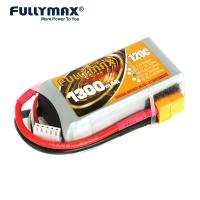 China 1300mah 14.8v 4 Cell 120c Lipo Battery High Energy Density Rc Plane Battery for sale