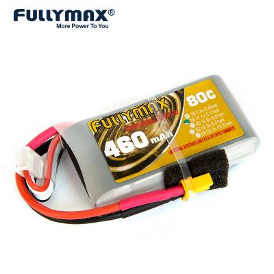 China 460mah 3s 80c 460mAh 11.1v Lipo Battery For Rc Helicopter Mini Drone Uav Lipo Racing Battery for sale
