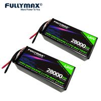 China 28000mAh Lipo 12s Battery For Drone 44.4V 15C LiHV Chemistry Industry AS150 XT150 Plug for sale