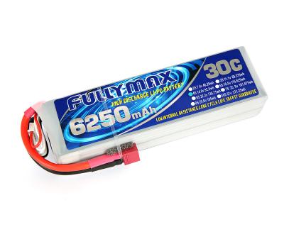 China FULLYMAX Li-Po Battery  30C 6250mAh 4S 14.8V with Deans connector for RC cars truck aircraft boat for sale