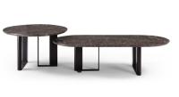 China Modern Round Dining Table 100cm Diameter 75cm Height Stainless Steel Marble Furniture DT-6188 for sale