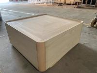China Modern Low Square Coffee Table with E1 MDF Oak Grain Finish - 15-20 Day Delivery from Guangdong Factory for sale