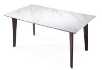 China Modern Dining Table Set DT-6190 with Stainless Steel Base - 1600mm to 2000mm Sizes for 6-10 Persons for sale