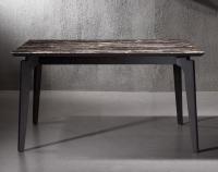 China Modern Sintered Stone Dining Table Set DT-6191 Series 1600-2000mm with 6-10 Chairs Solid Wood Frame for sale