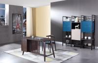 China Modern Rectangular Dining Table 1300×800×750mm & 1500×900×750mm with Sintered Stone Top for 6-10 Person Seating for sale
