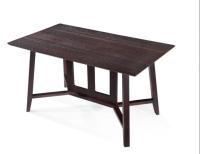 China Modern Rectangular Dining Table 1300×800×750mm & 1500×900×750mm with Sintered Stone Top for 6-10 Person Seating for sale