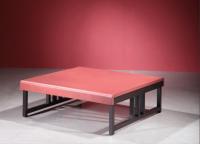 China Modern Wood Dining Table and 6 Chairs Set DT-6198 Series in 1300mm or 1500mm Sizes with Sintered Stone Top for sale