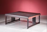 China Modern Wood Dining Table and 6 Chairs Set DT-6198 Series in 1300mm or 1500mm Sizes with Sintered Stone Top for sale