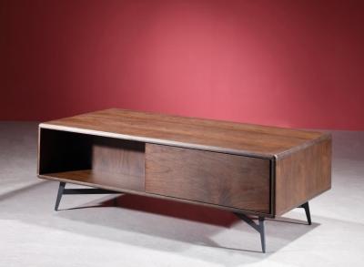 China Modern Luxury Coffee Table Set 1300x700x450mm Walnut Finish E1 MDF Living Room Furniture TB-3110 for sale