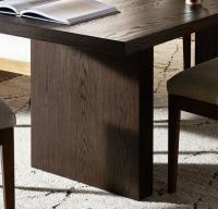 China Modern Wood Dining Table Set 8-12 Seats L2400xW1000xH750mm for sale